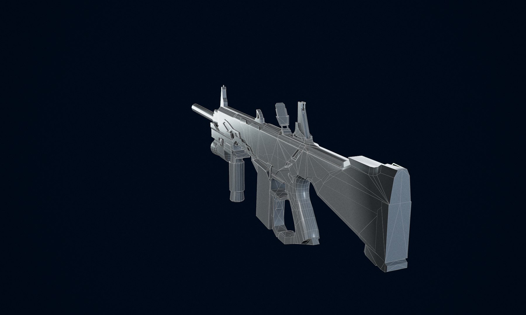 3D Gun AA12 Buster - TurboSquid 2065899
