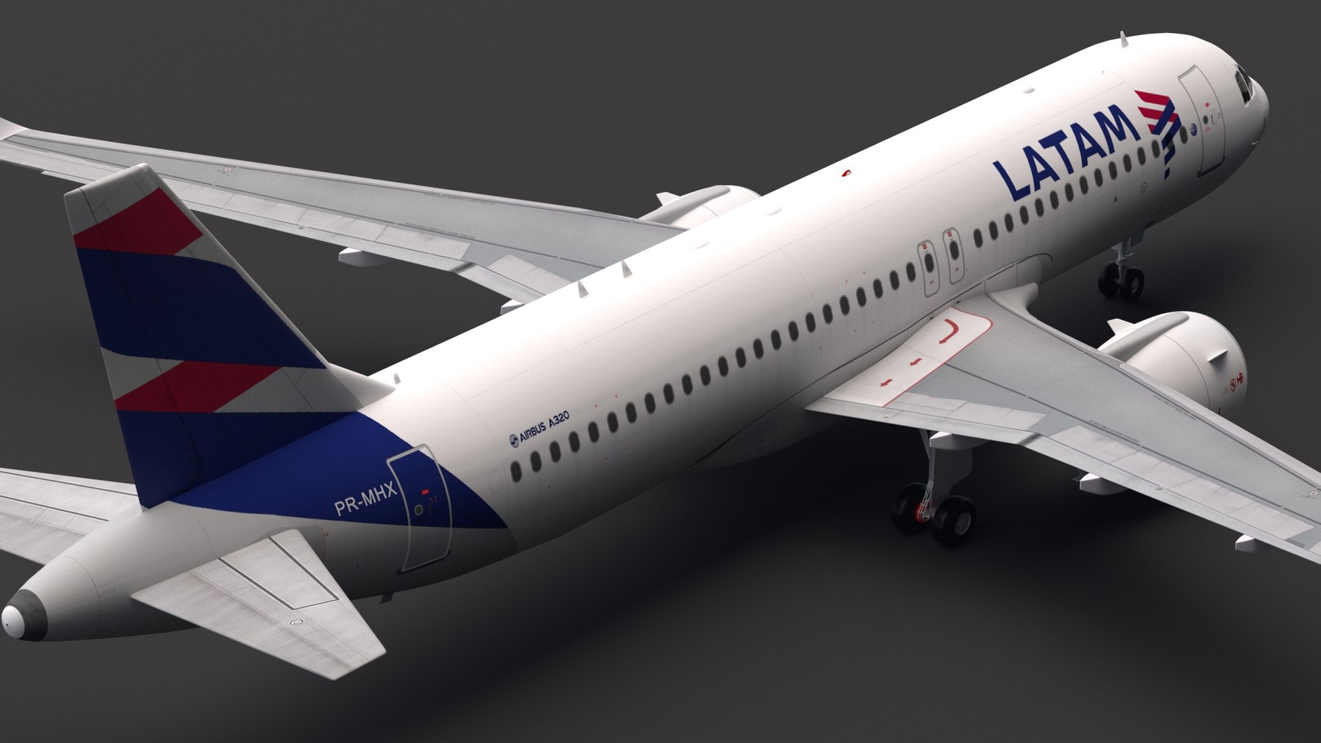 Latam Airlines A320 Model - TurboSquid 1522486