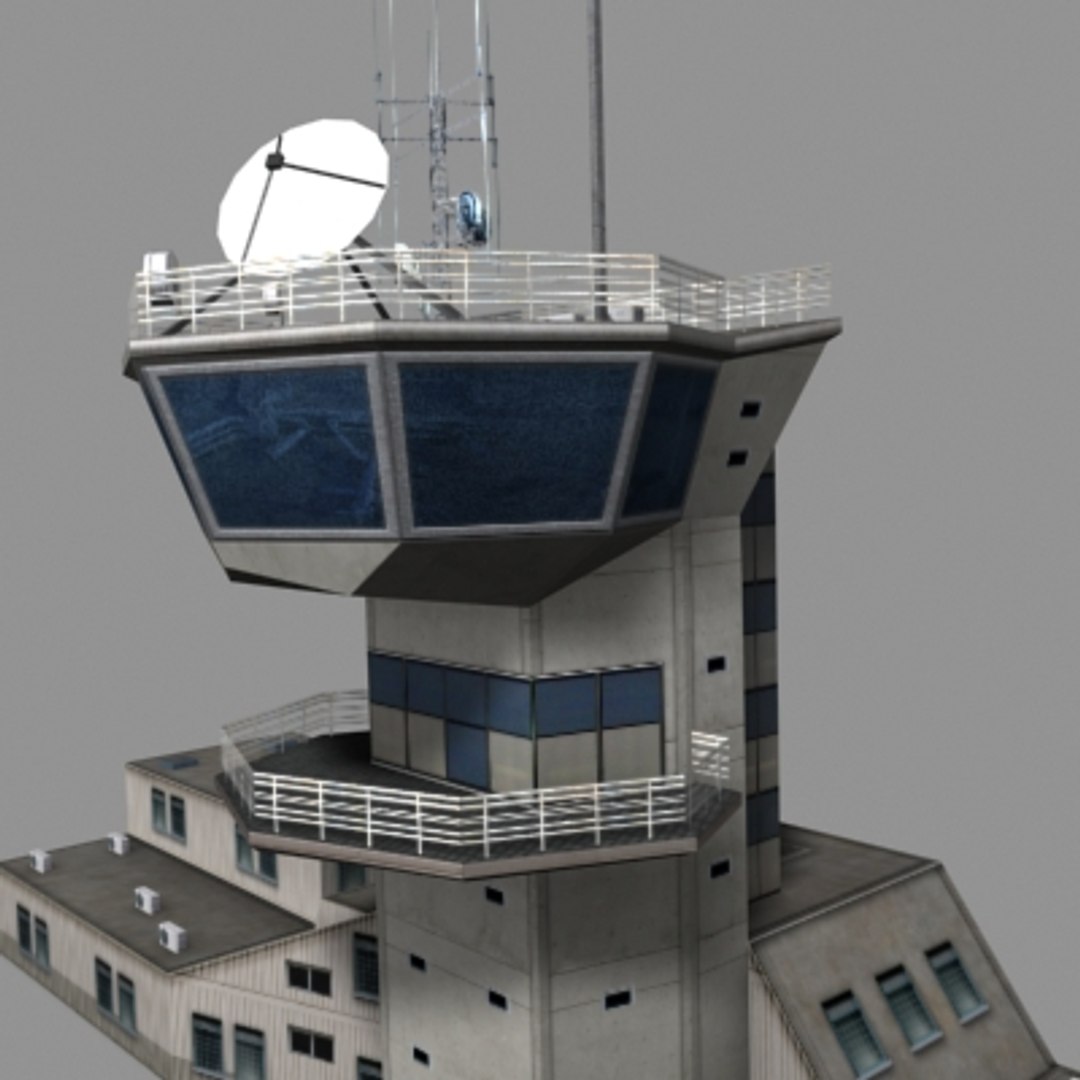 3d Model Air Control Tower