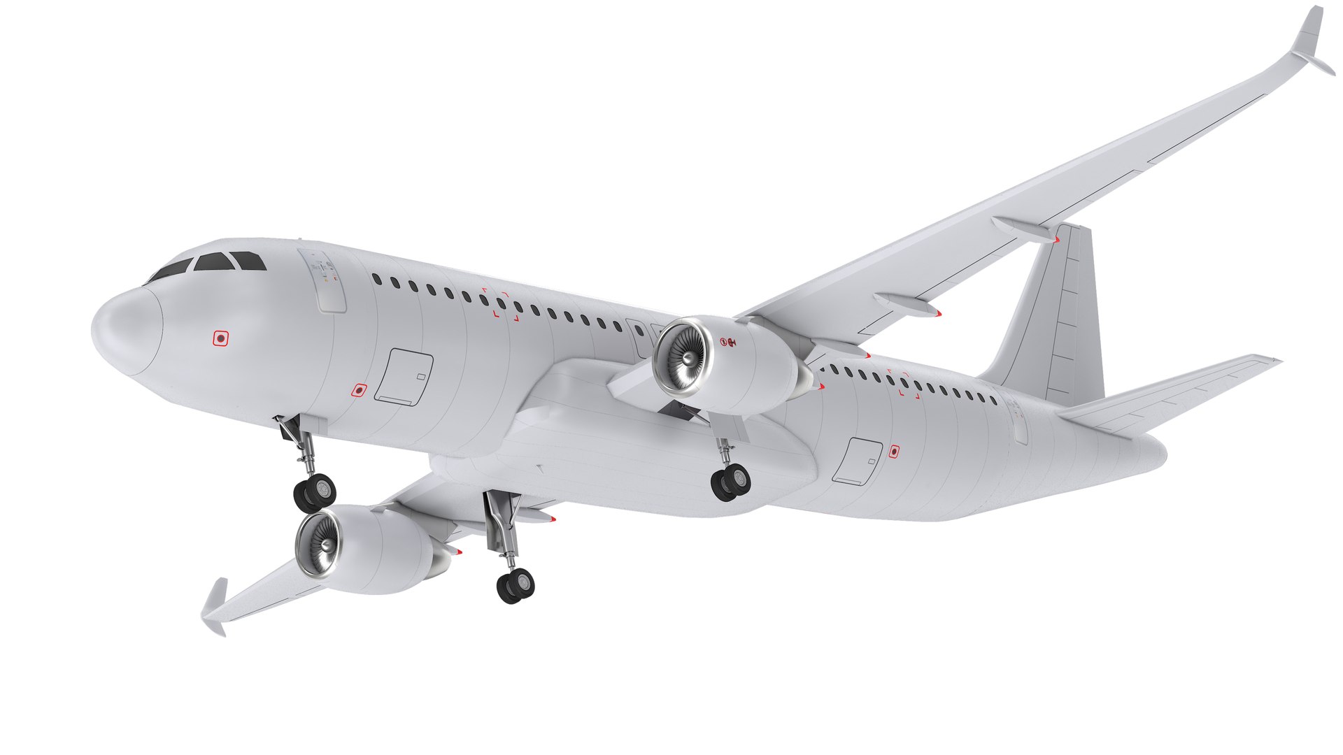 3D Airbus A320 Generic Model - TurboSquid 2438545