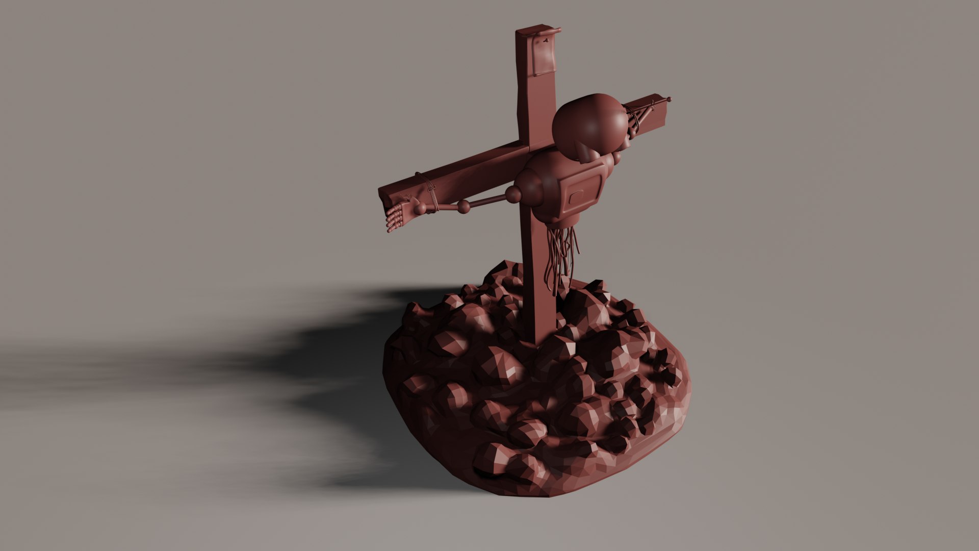 Crucified Robot 3D Model - TurboSquid 1885018