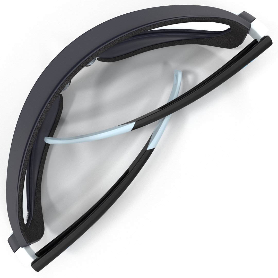 Safety Glasses Folded 2 3d Obj