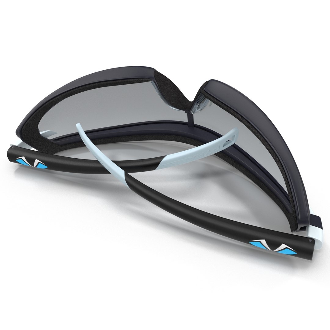 Safety Glasses Folded 2 3d Obj