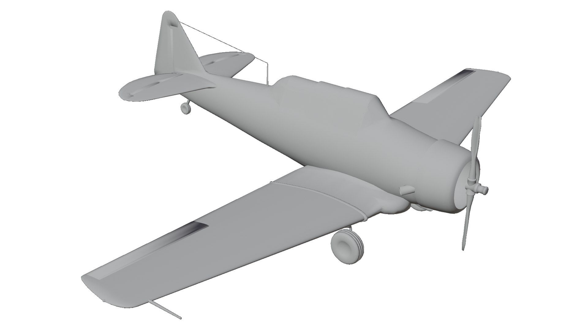 3D North-American-T6-Texan Model - TurboSquid 2251892