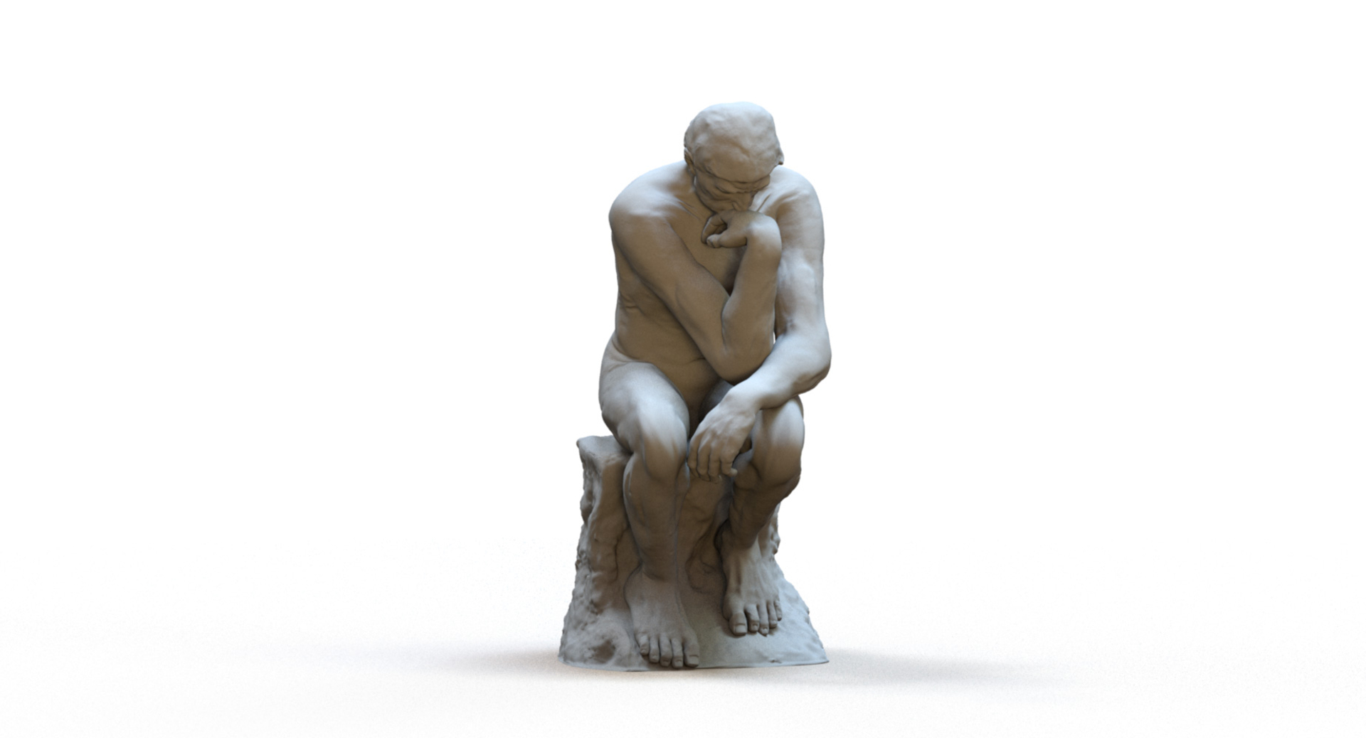 Obj Rodin Thinker