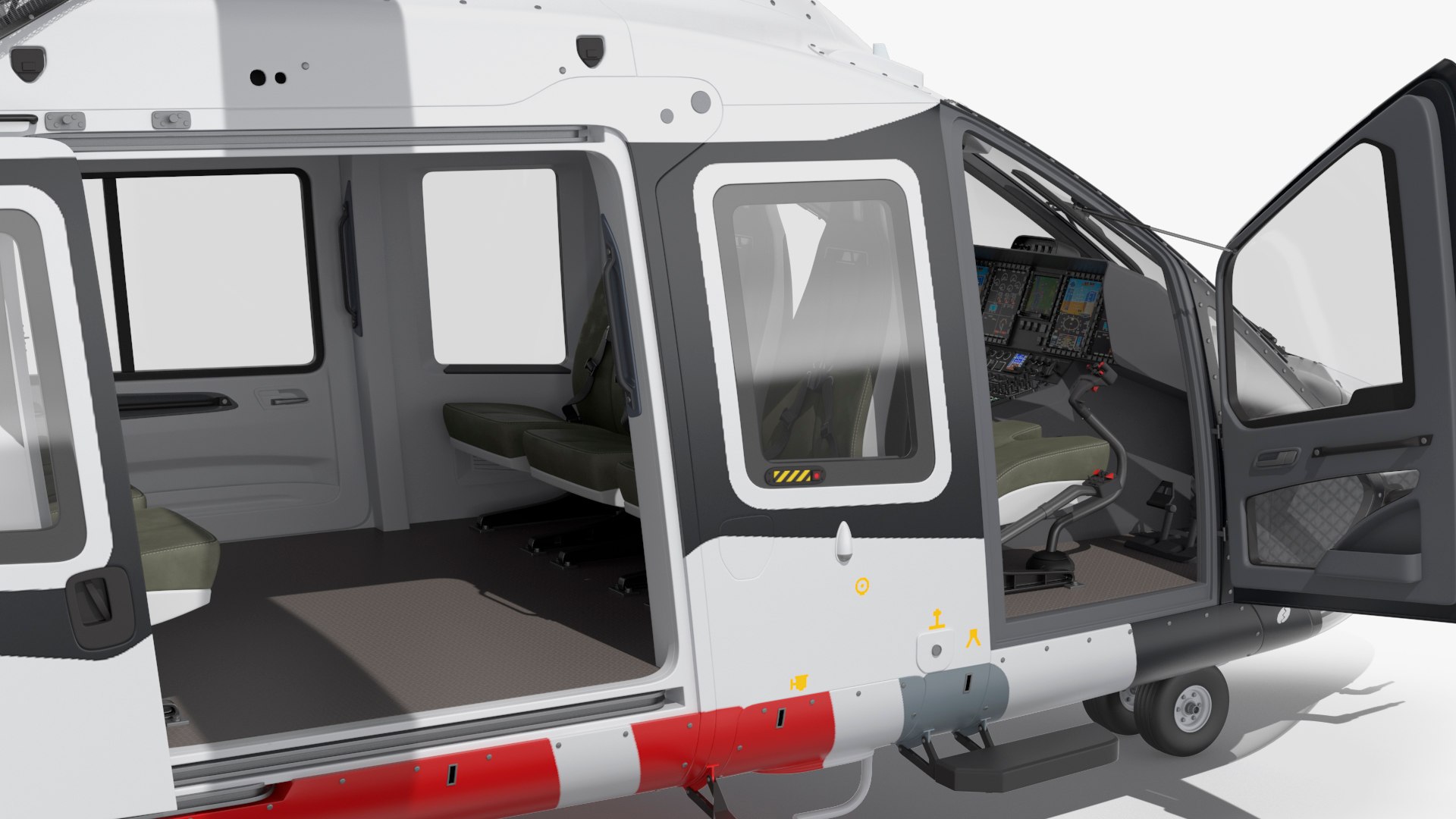 3D Airbus H160 Utility Helicopter Rigged - TurboSquid 1987248