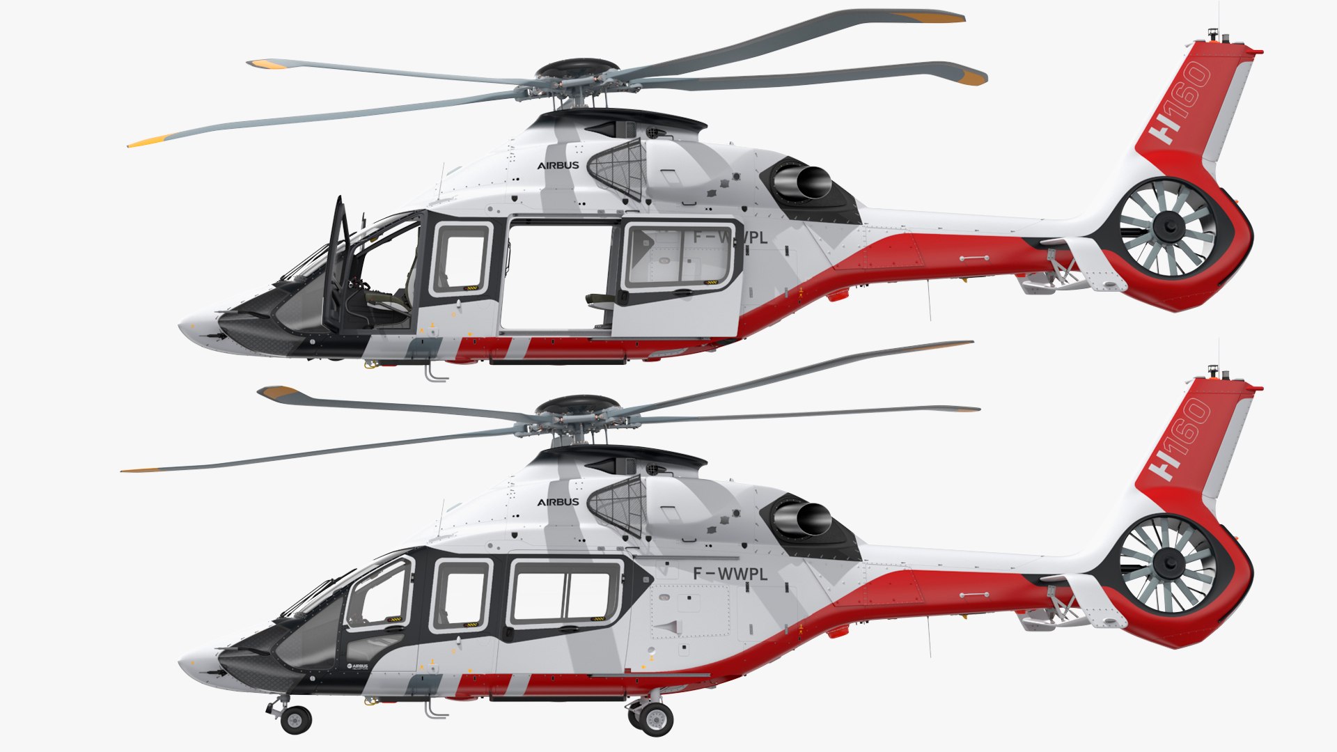 3D Airbus H160 Utility Helicopter Rigged - TurboSquid 1987248