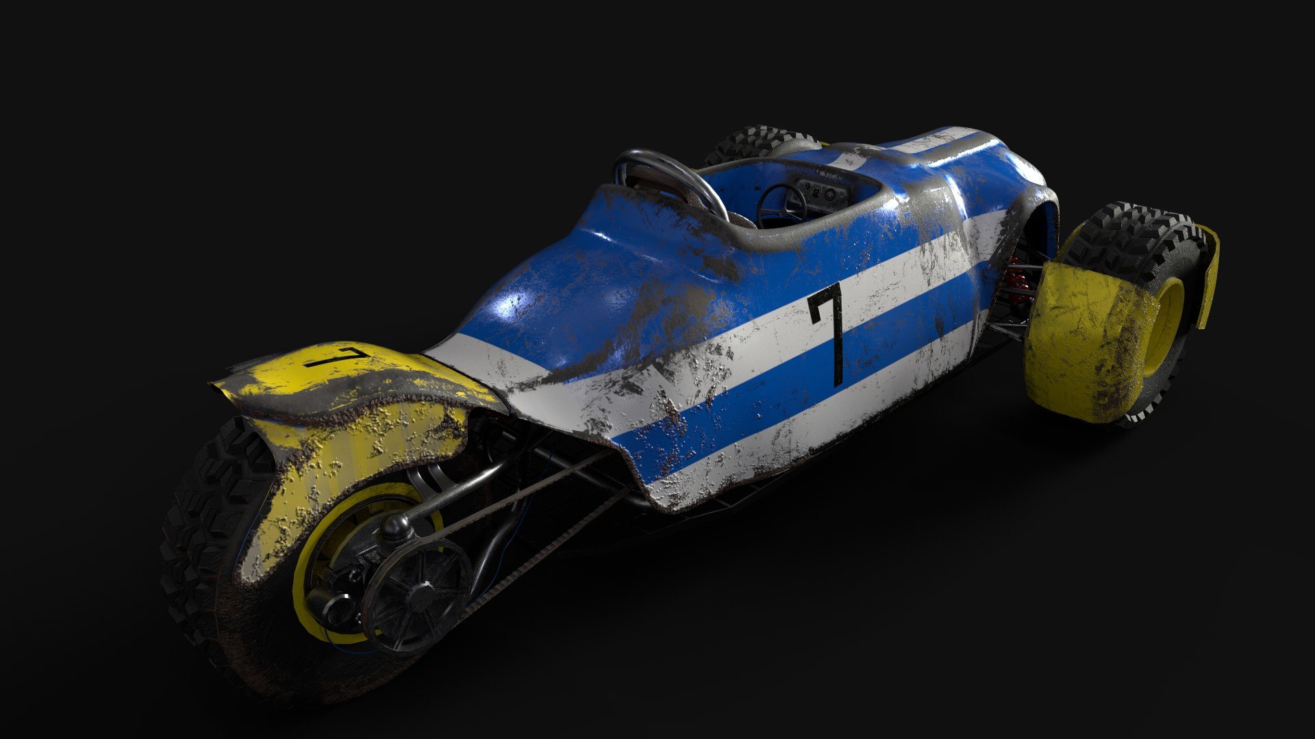 3 buggy 4 skins 3D - TurboSquid 1697760