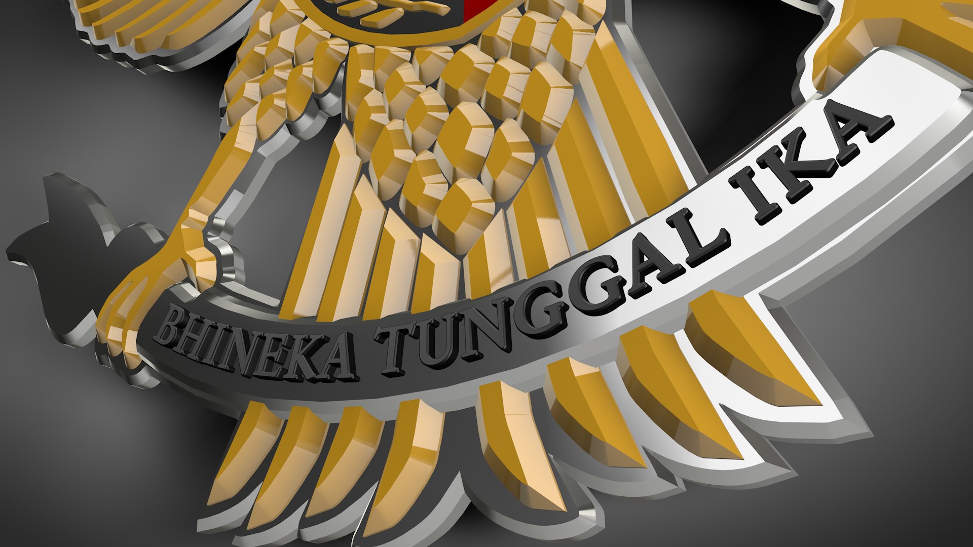 3D Model Garuda Pancasila - TurboSquid 2087357