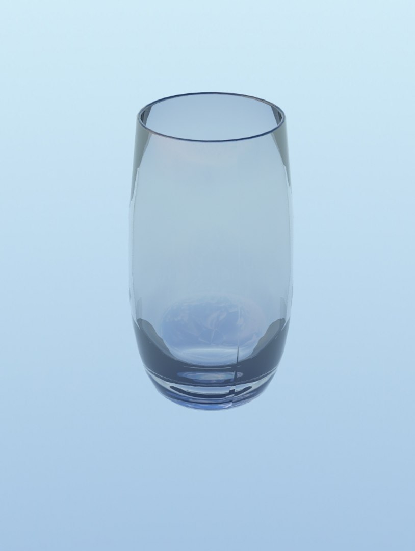 3d glass model