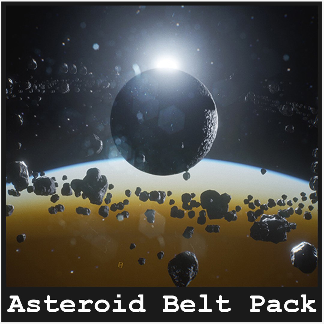 Asteroid Belt Ultimate Prop Pack 3D model - TurboSquid 1983696