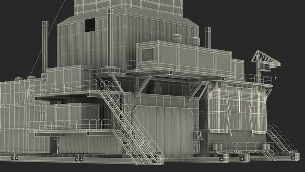 3D model Polar Drilling Rig - TurboSquid 1780520