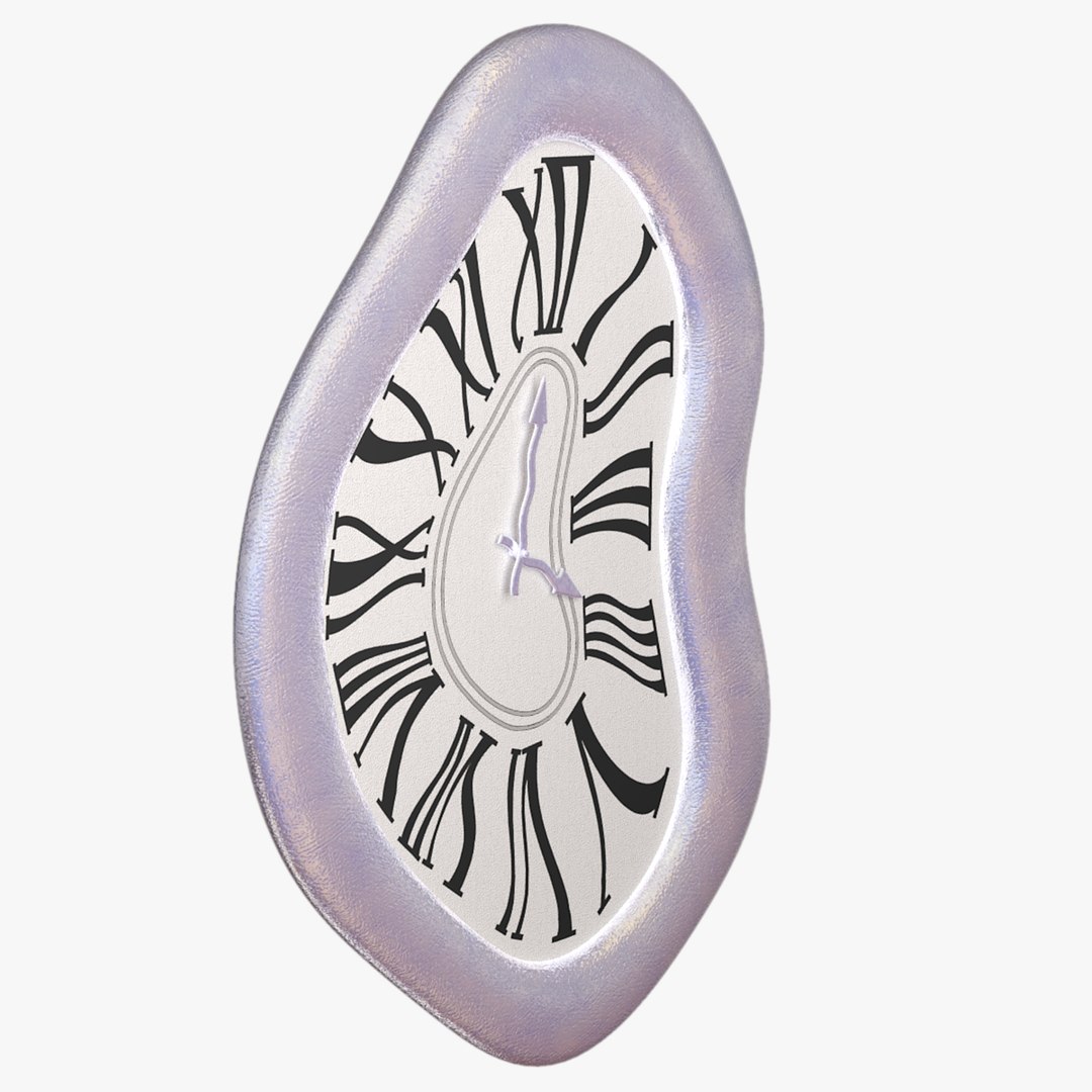Melting Wall Clock 3ds