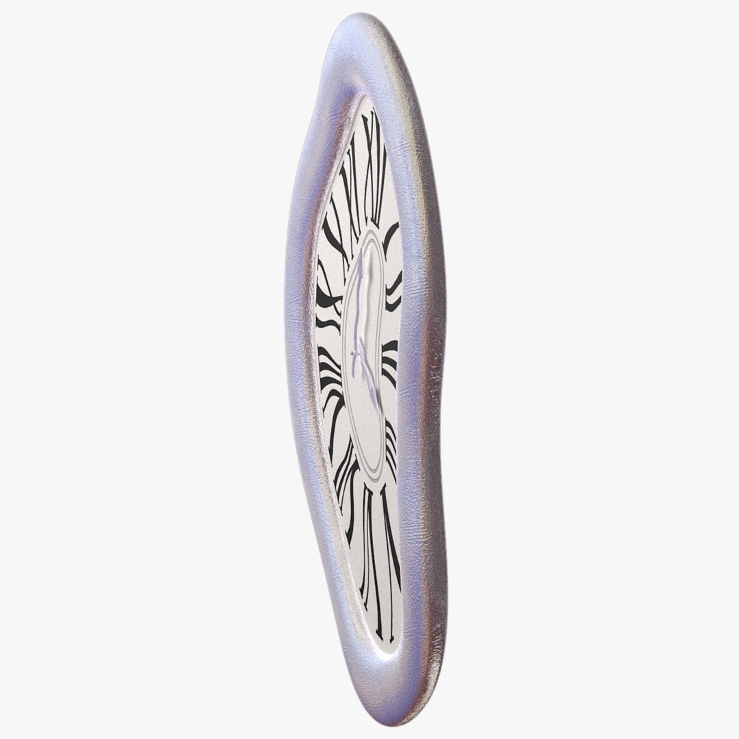 Melting Wall Clock 3ds