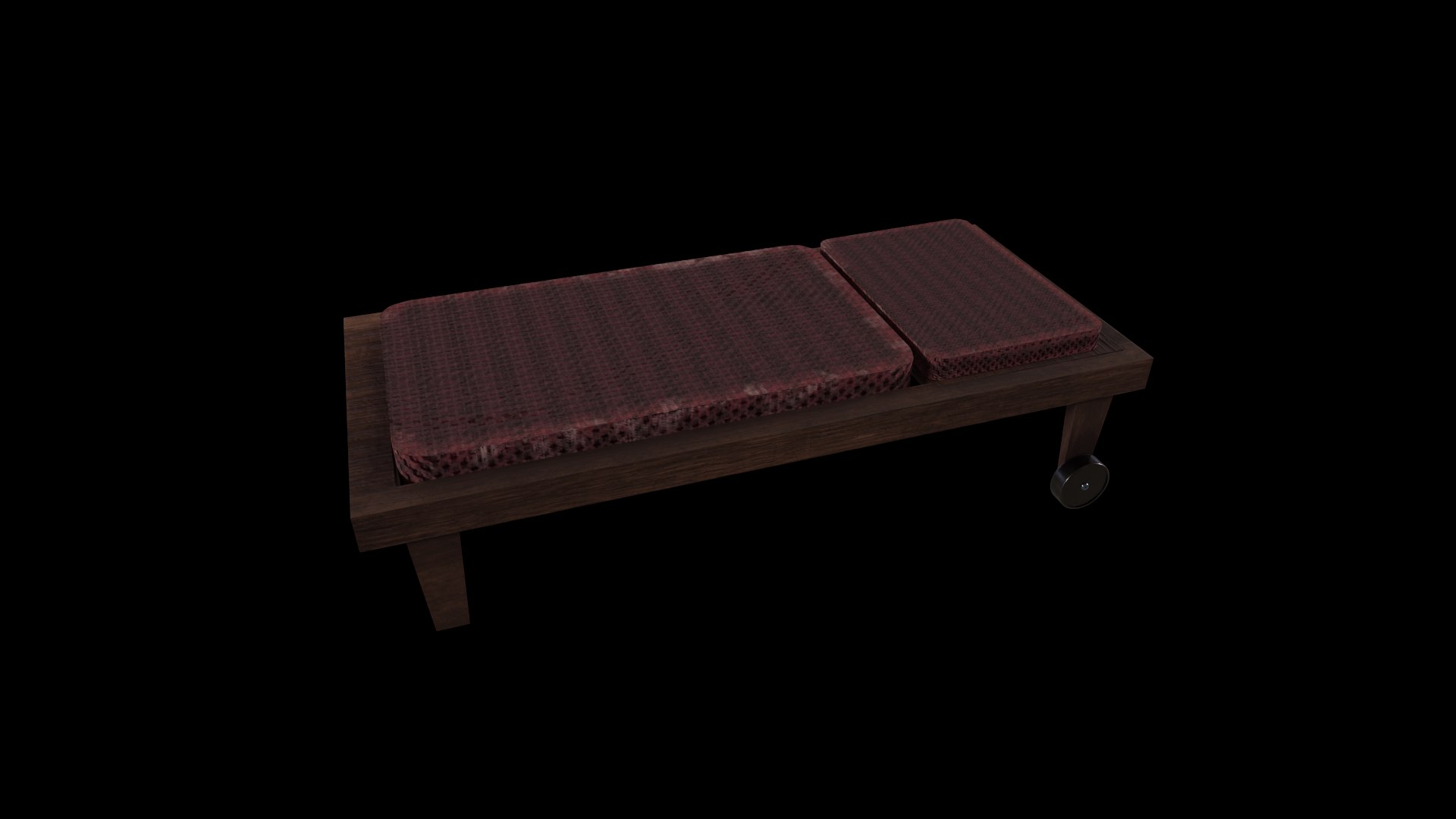 Stretcher Game Ready Low Poly 3D Model Low-poly 3D model model ...