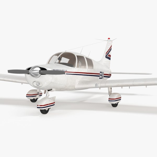modelo 3d Avión monomotor de hélice Piper PA-28 Cherokee - TurboSquid ...