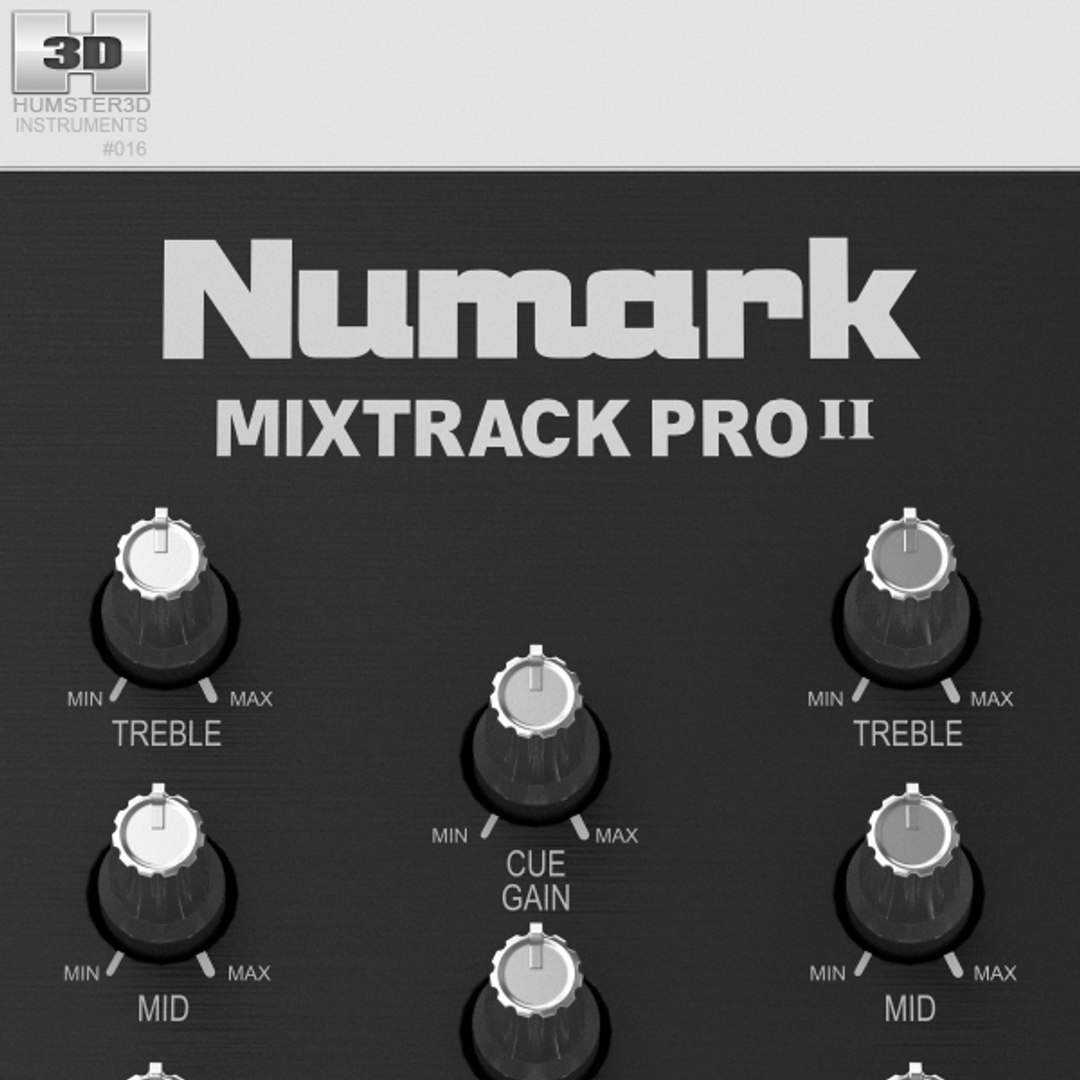 Numark mixtrack pro model - TurboSquid 1252356