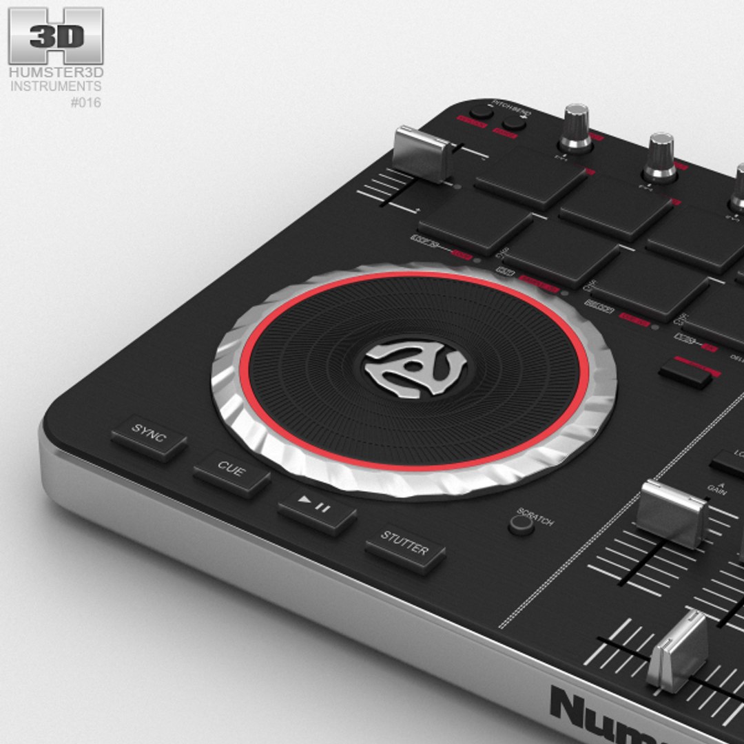 Numark mixtrack pro model - TurboSquid 1252356