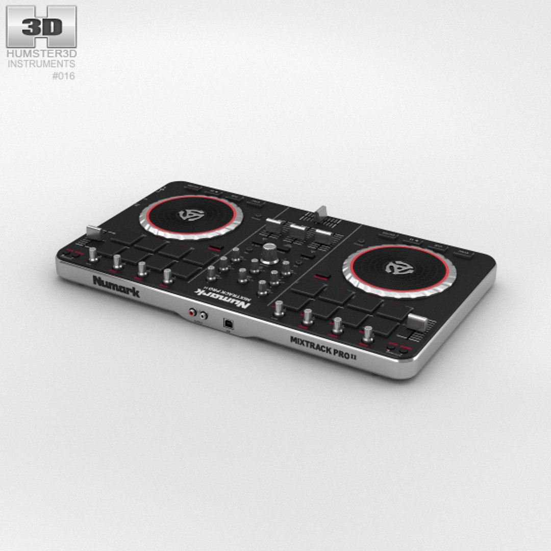 Numark mixtrack pro model - TurboSquid 1252356