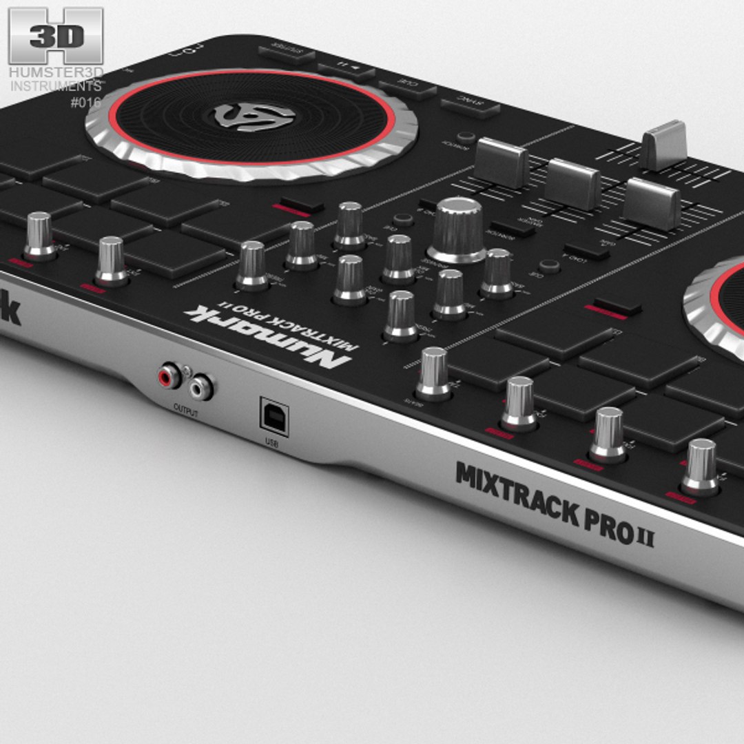 Numark mixtrack pro model - TurboSquid 1252356