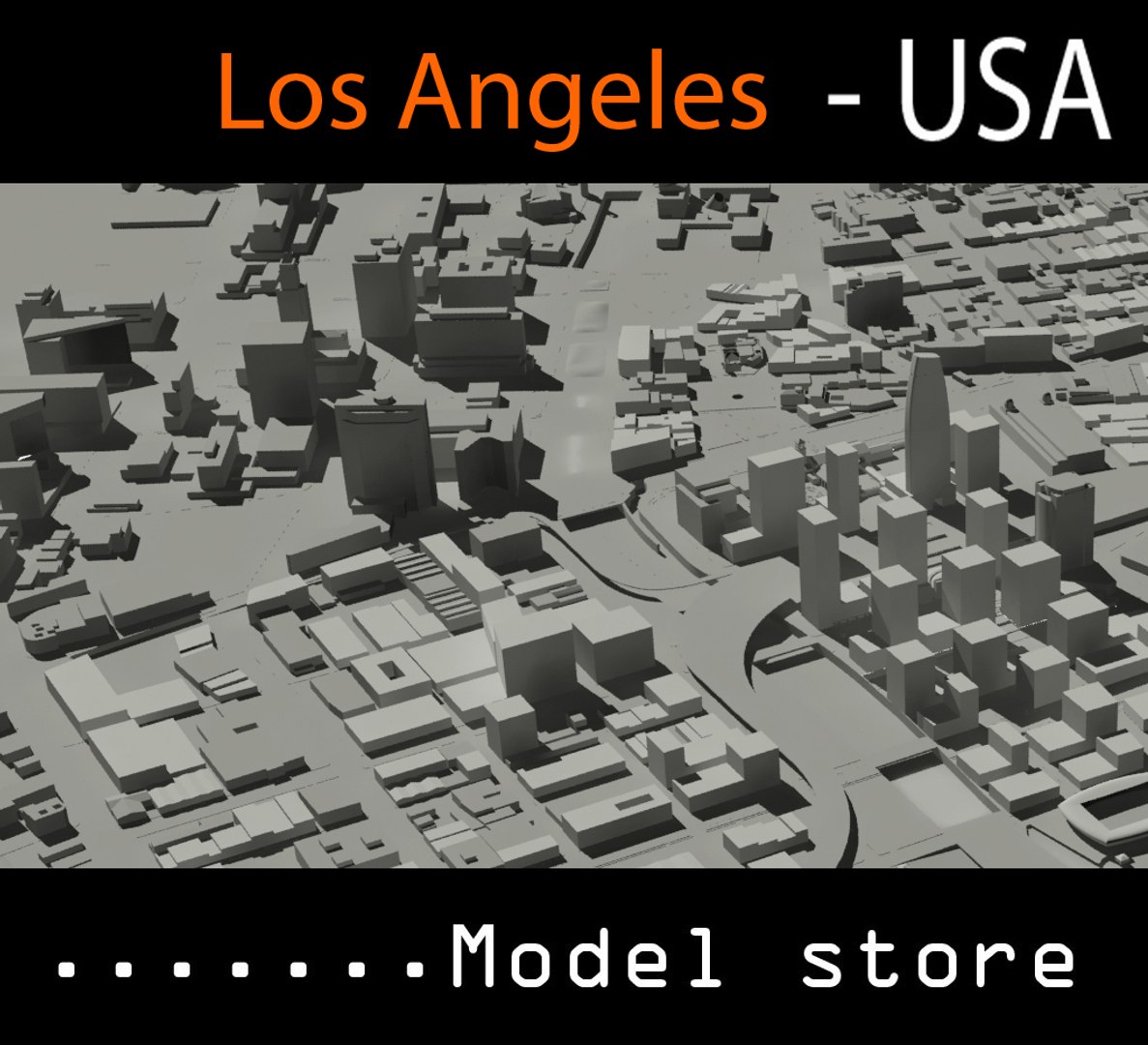 3d Los Angeles Model