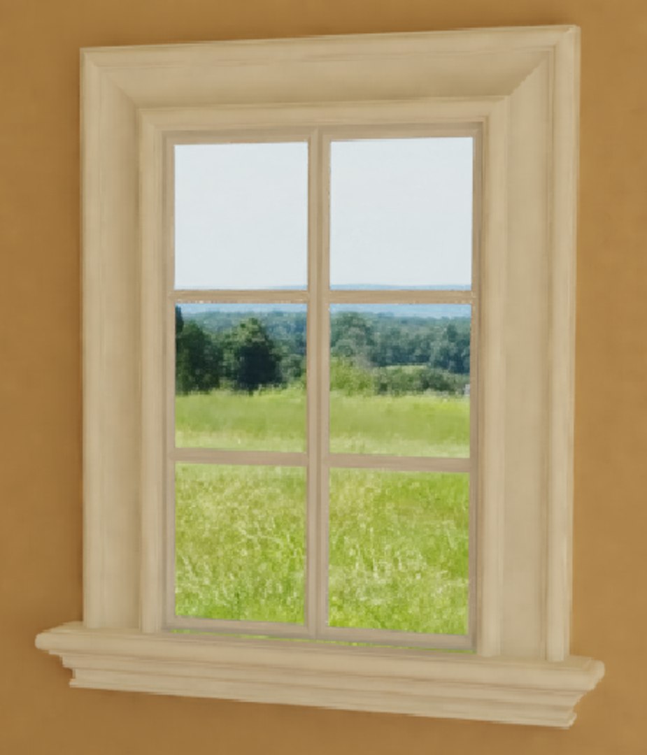 Window Exterior Home 3d Model