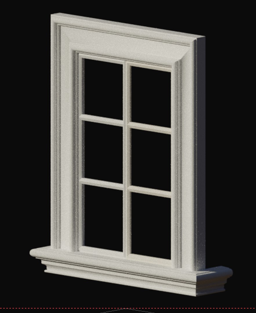 Window Exterior Home 3d Model