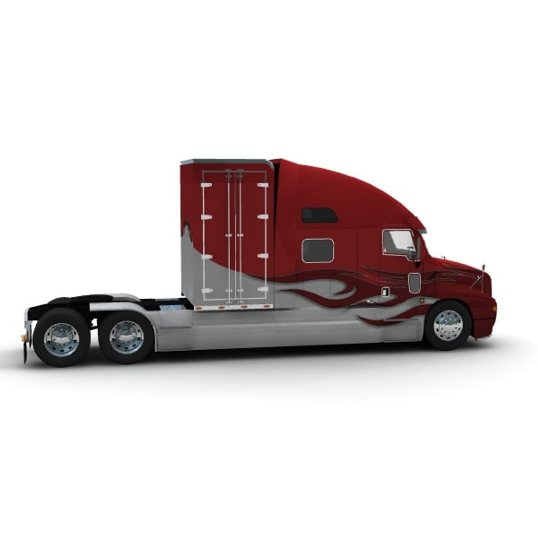 t2000 truck aerodynamic 3d lwo