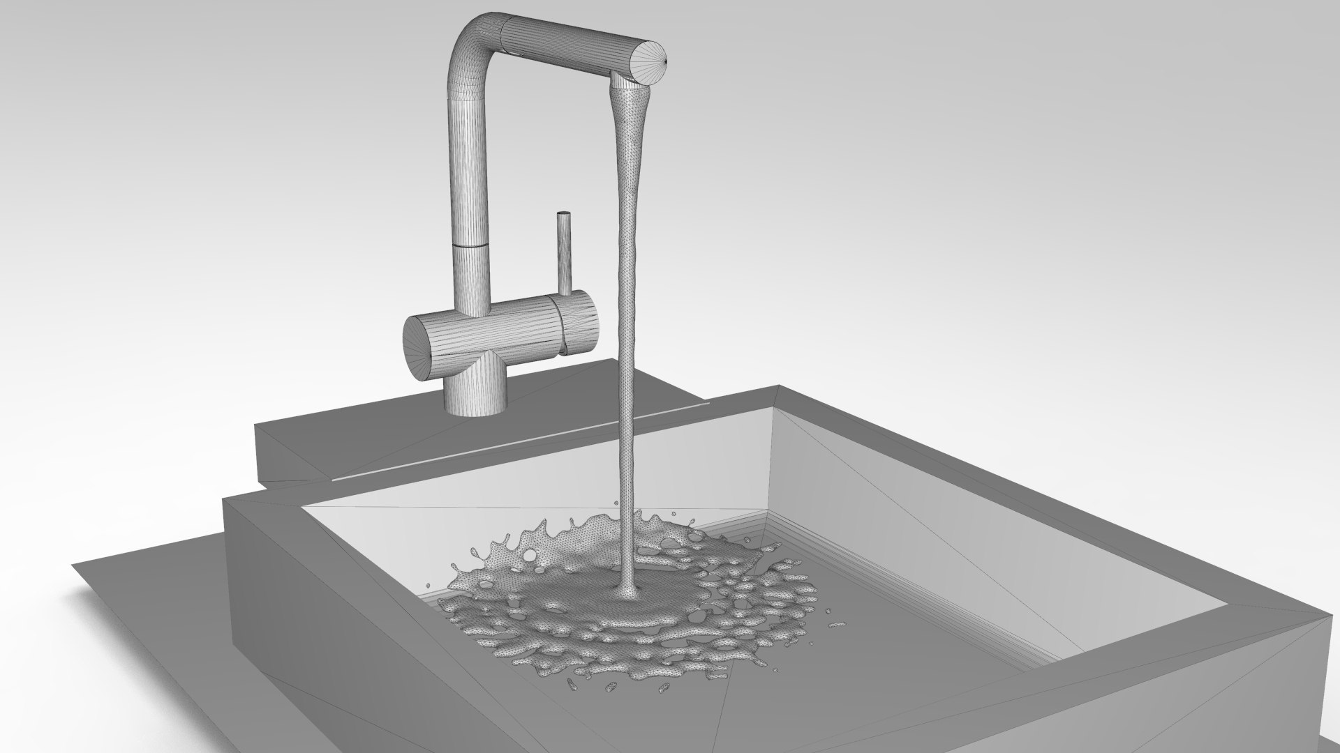 Water Simulation 3D Model - TurboSquid 1860168
