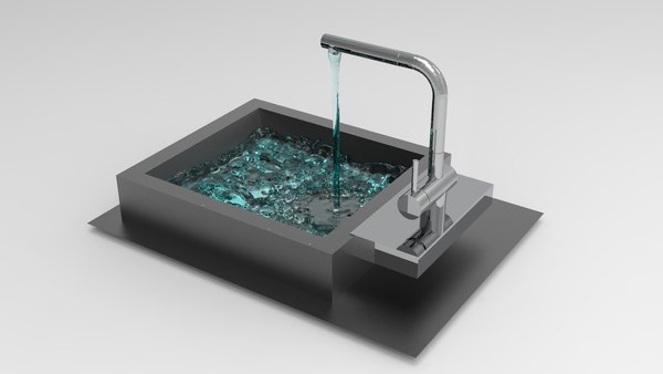 Water simulation 3D model - TurboSquid 1860168