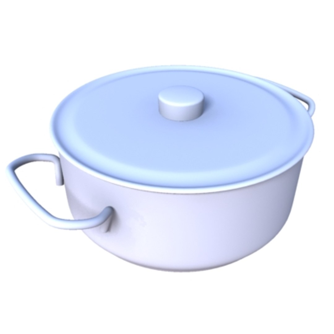 Cooking Pot 3d Model