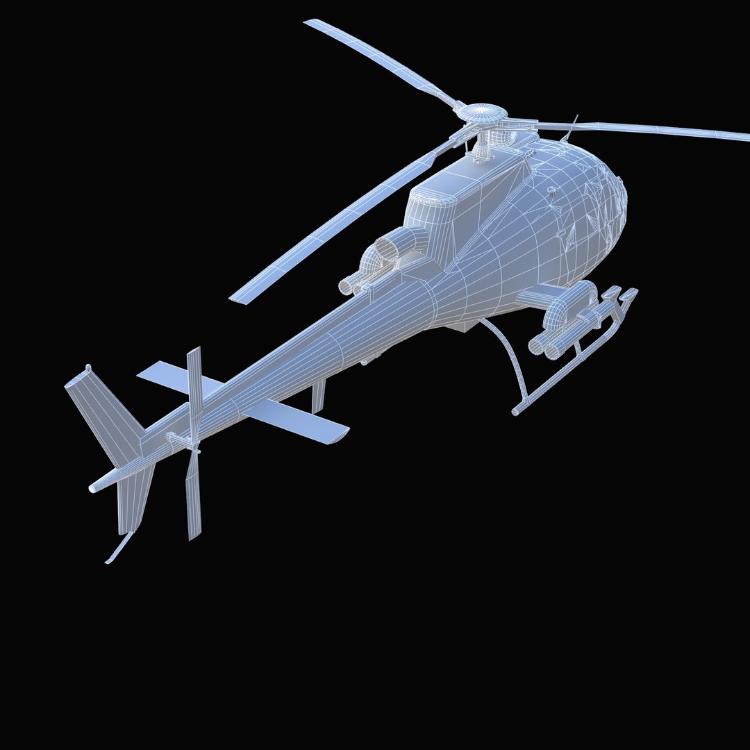 Z-11w Changhe Light Attack 3d Max