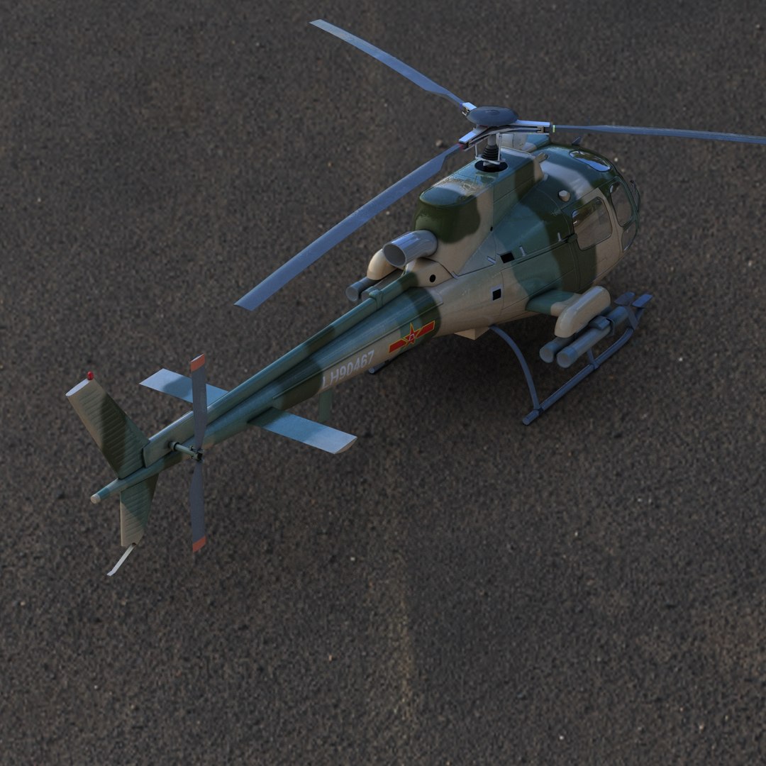 Z-11w Changhe Light Attack 3d Max