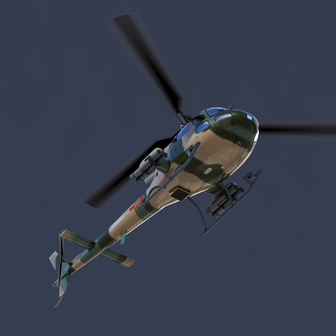 Z-11w Changhe Light Attack 3d Max