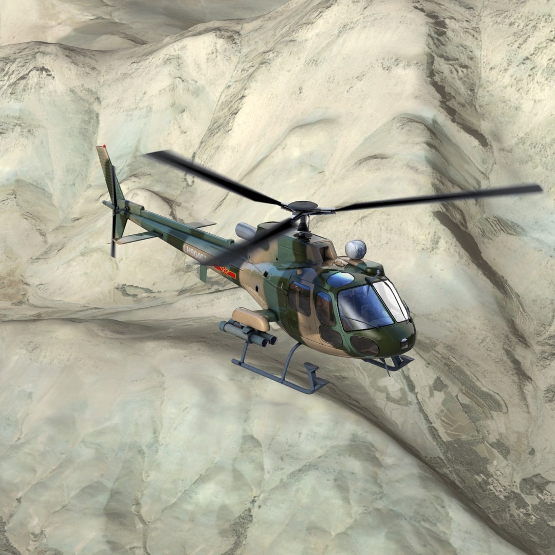 Z-11w Changhe Light Attack 3d Max