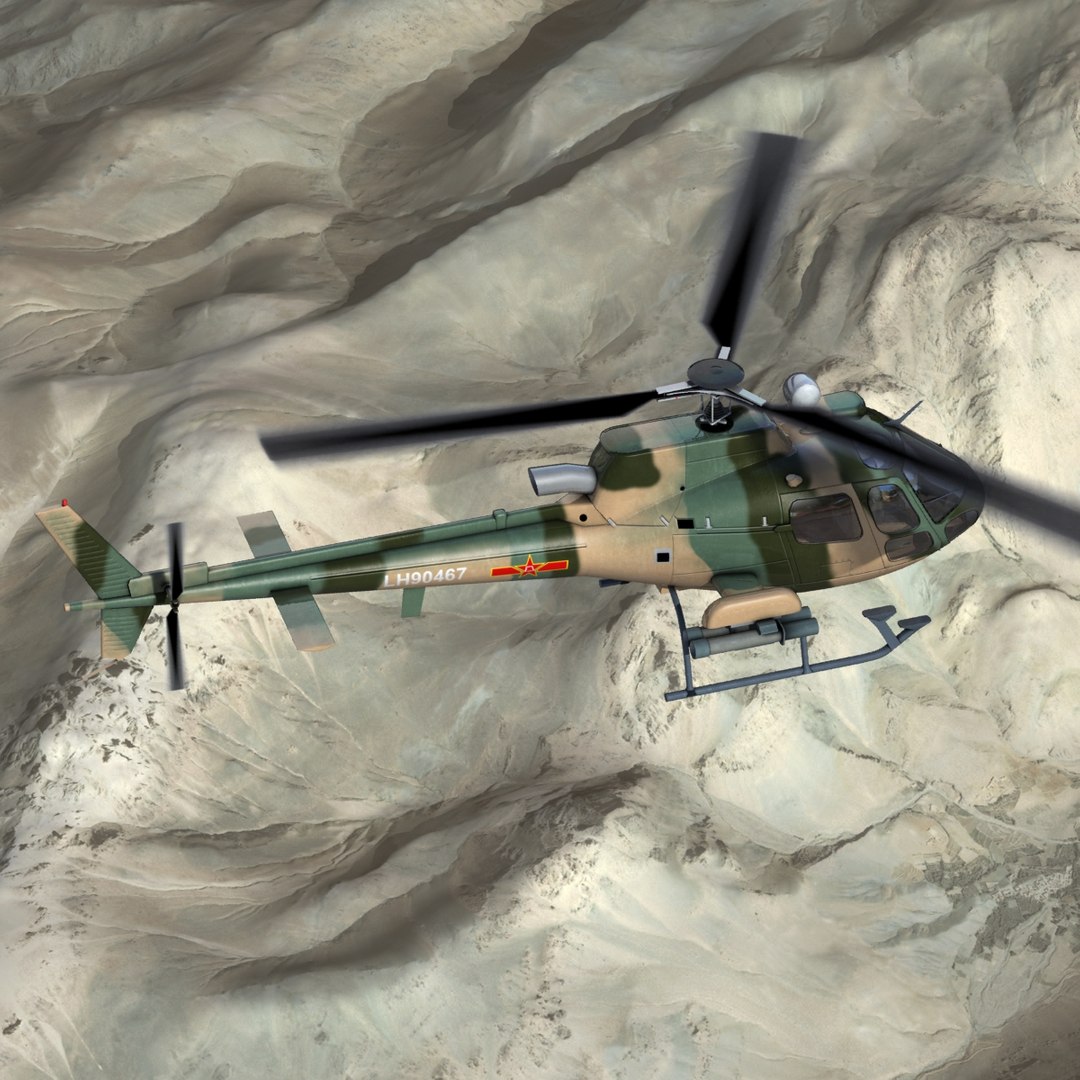 Z-11w Changhe Light Attack 3d Max