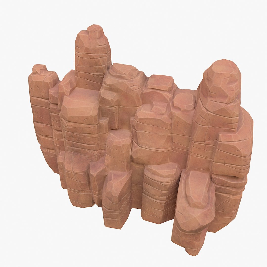 3D Cartoon Stone Model - TurboSquid 1379109