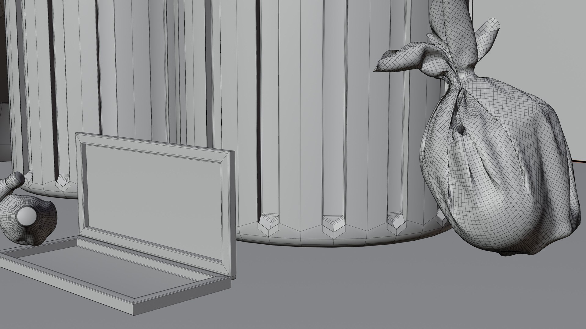 3D garbage can - TurboSquid 1826730