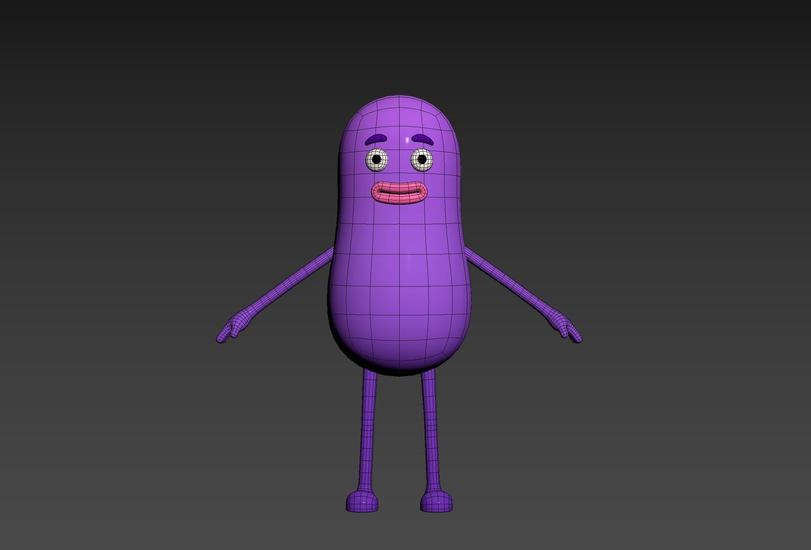 Character323 Purple Guy 3D - TurboSquid 2258518