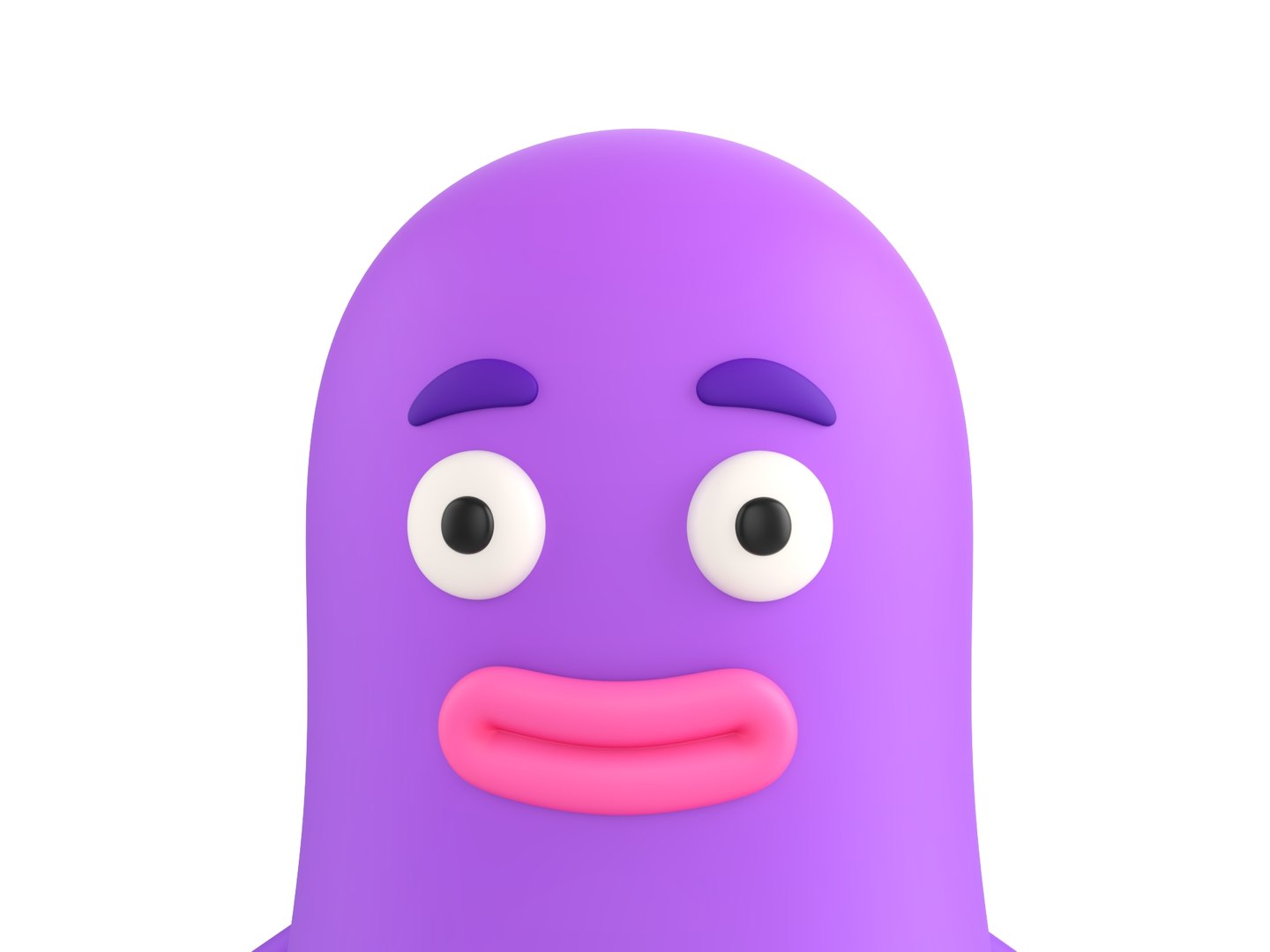 Character323 Purple Guy 3D - TurboSquid 2258518