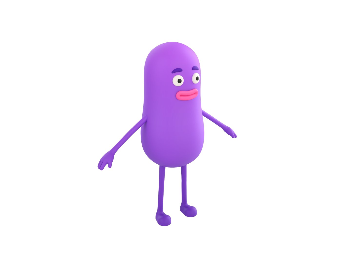 Character323 Purple Guy 3D - TurboSquid 2258518