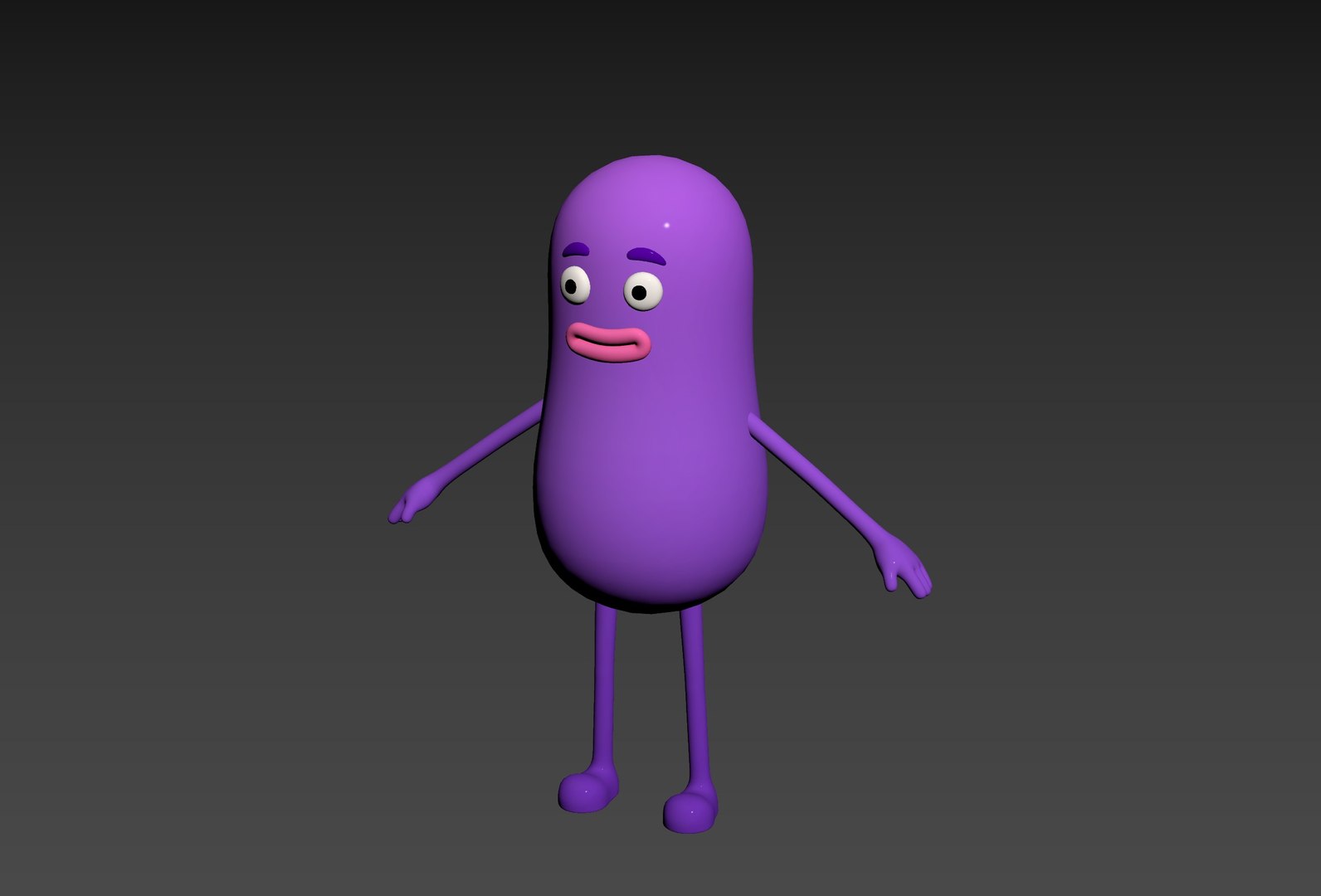 Character323 Purple Guy 3D - TurboSquid 2258518