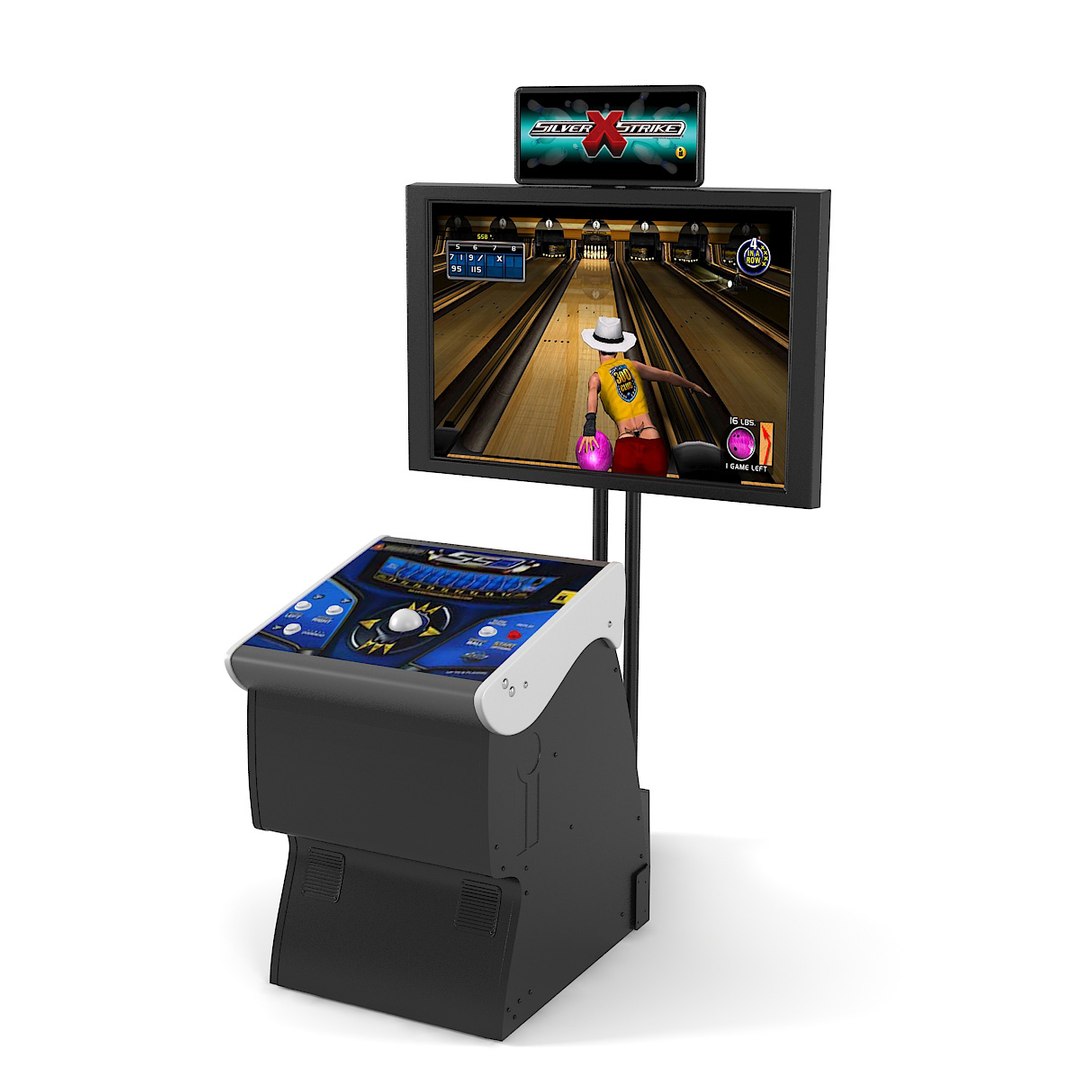 3D Silver Strike X Bowling - TurboSquid 1223319