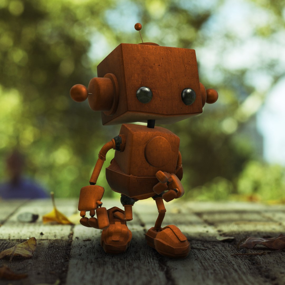 Cute robot 3D model - TurboSquid 1340227