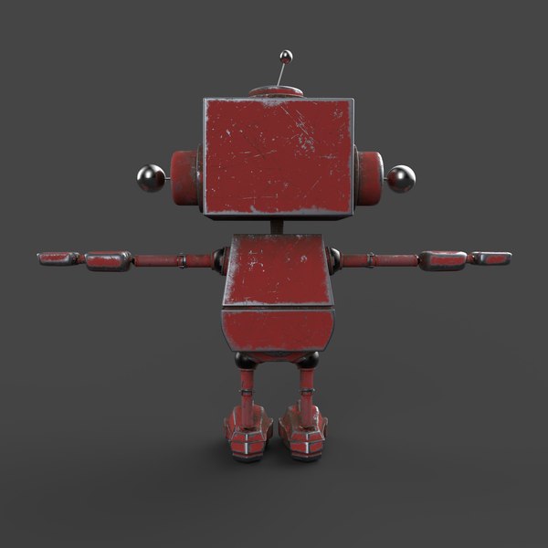 Cute robot 3D model - TurboSquid 1340227