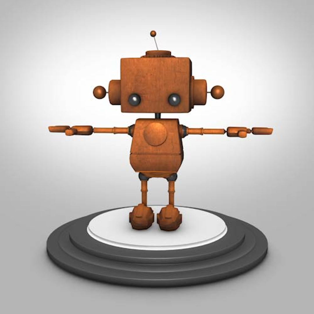 Cute robot 3D model - TurboSquid 1340227