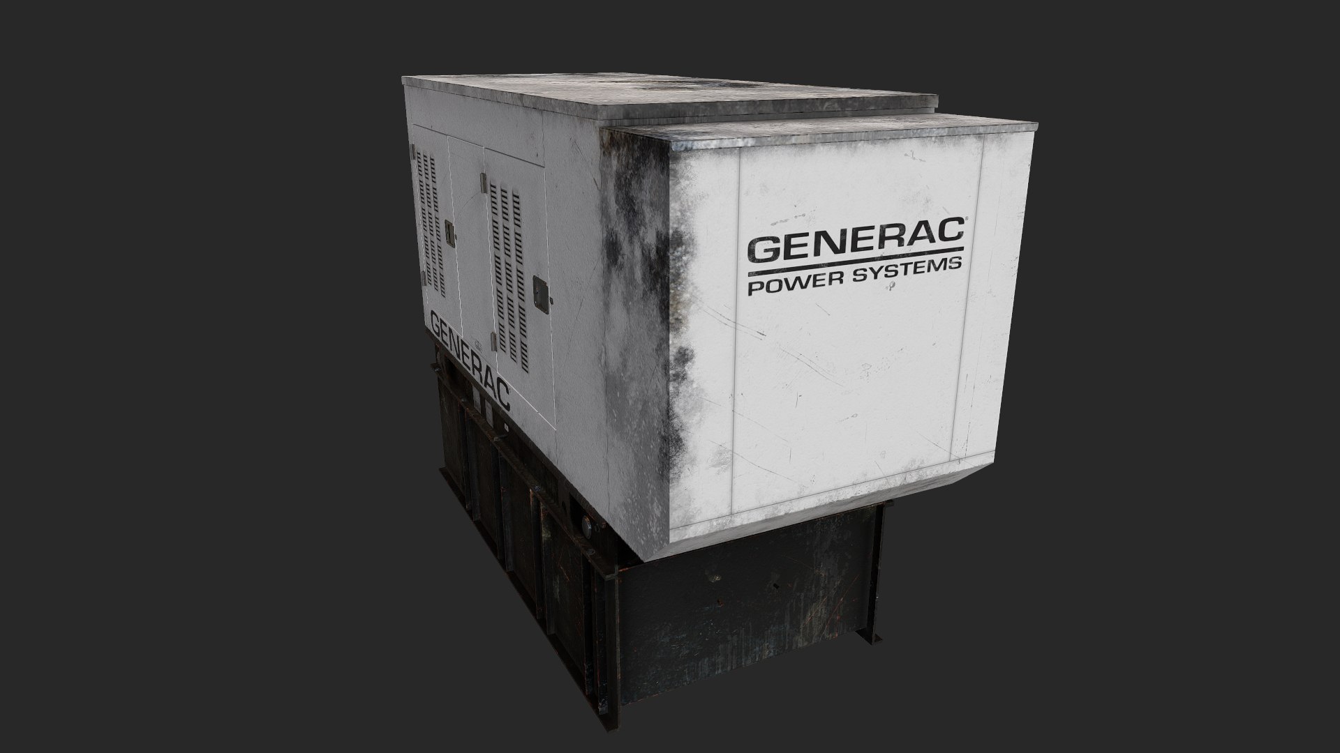 Diesel Industrial Generator - 3D Model - TurboSquid 1259343