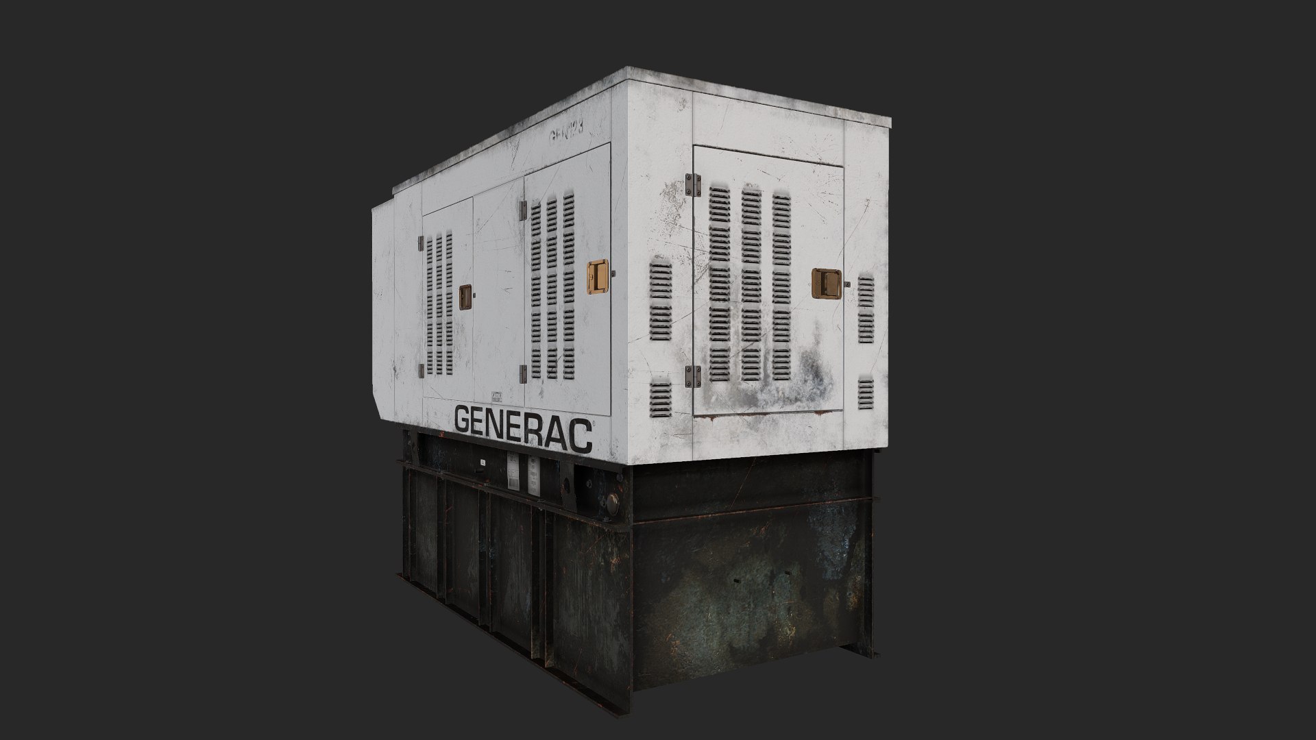 Diesel Industrial Generator - 3D Model - TurboSquid 1259343