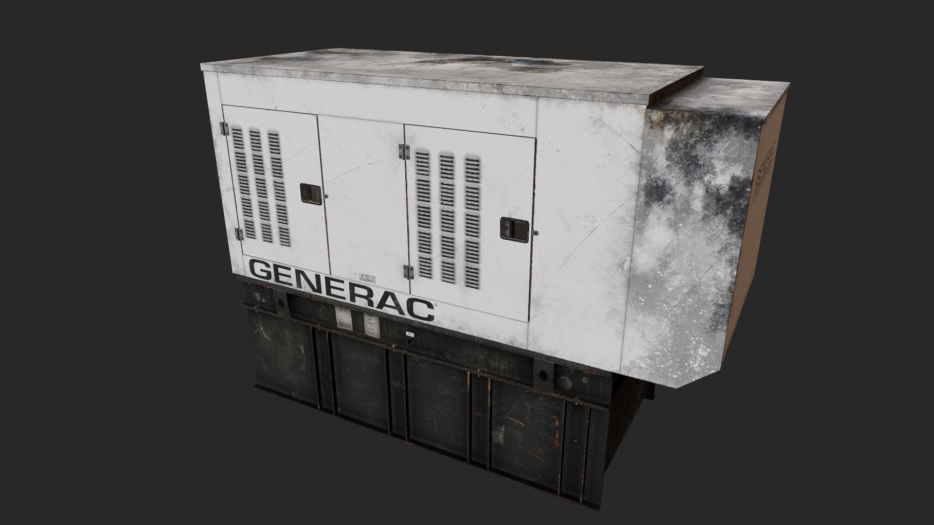 Diesel Industrial Generator - 3D Model - TurboSquid 1259343