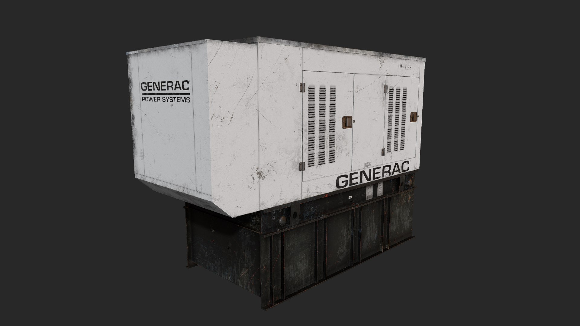 Diesel Industrial Generator - 3D Model - TurboSquid 1259343